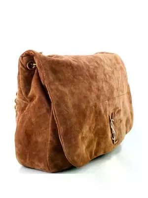 Saint Laurent Jamie 4.3 Quilted Suede Large Shoulder Bag