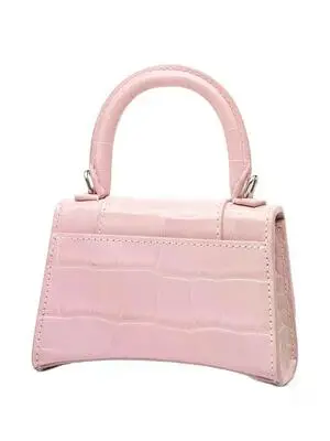 Balenciaga 2010 Nano Croc Embossed Hourglass Bag