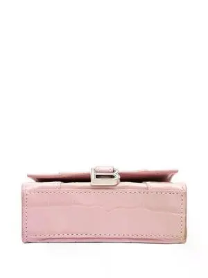 Balenciaga 2010 Nano Croc Embossed Hourglass Bag