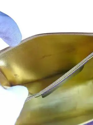 FERRAGAMO Suede Chain Satchel