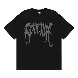 REVENGE Rhinestone Tee - Black