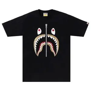 A BATHING APE Glitter Shark Tee