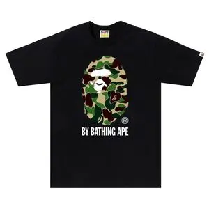 A BATHING APE Abc Camo Tee - Black