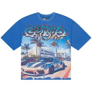 GODSPEED Car Meet Miami T-shirt - Blue