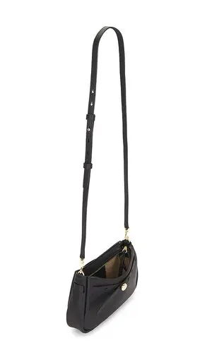 Tory Burch Romy Zip Top Crossbody - Black
