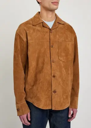 AMI Paris Suede Overshirt