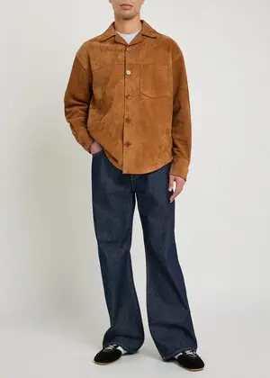 AMI Paris Suede Overshirt