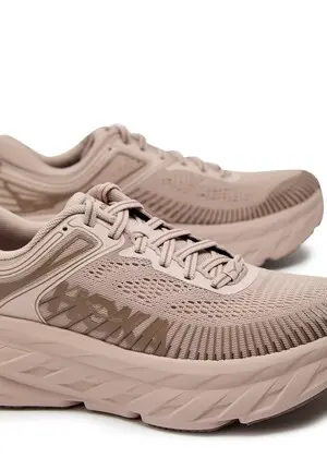 HOKA® Bondi 7 Mesh-knit Sneakers