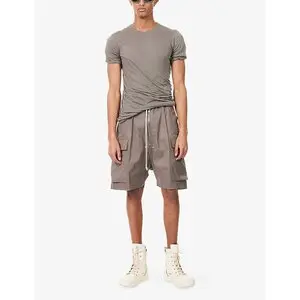 Rick Owens Cargobela Cotton-blend Cargo Shorts - Dust