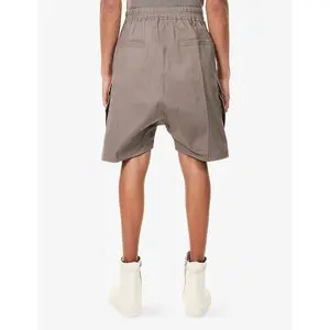 Rick Owens Cargobela Cotton-blend Cargo Shorts - Dust