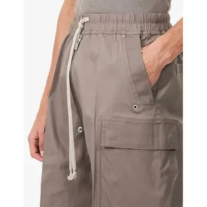 Rick Owens Cargobela Cotton-blend Cargo Shorts - Dust