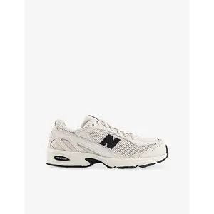 NEW BALANCE 509 Leather And Mesh Trainers - Cream Black