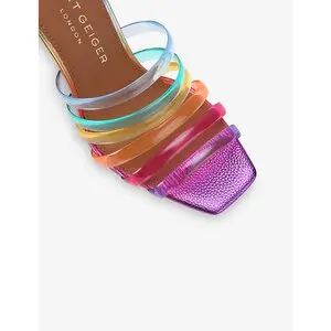 Kurt Geiger Maddison Jelly Heeled Sandals