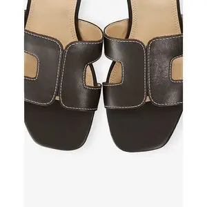 DUNE Loupe Leather Sandals