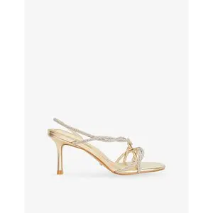 DUNE Milene Crystal-embellished Heeled Sandals