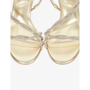 DUNE Milene Crystal-embellished Heeled Sandals