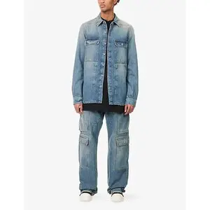Rick Owens Double Patch-pocket Cargo Denim Jeans