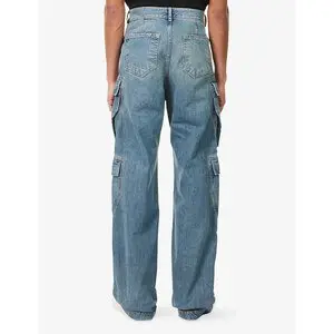 Rick Owens Double Patch-pocket Cargo Denim Jeans