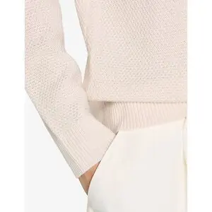 Sandro Crewneck Knitted Wool Jumper