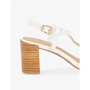 DUNE Josina Leather Heeled Sandals