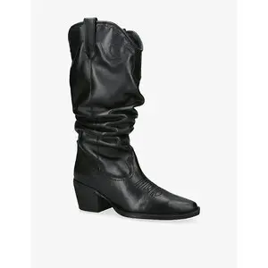 Steve Madden Stage Western Leather Boots