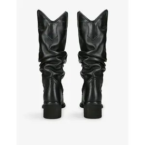 Steve Madden Stage Western Leather Boots