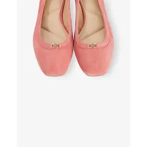 DUNE Suede Ballet Flats