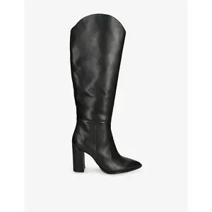 Steve Madden Bixby Leather Knee-high Boots - Black