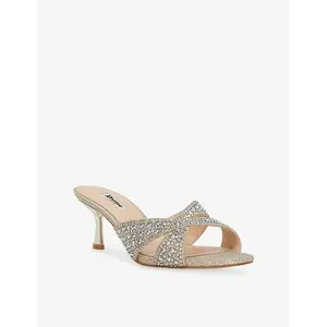 DUNE Monette Crystal-embellished Heeled Sandals