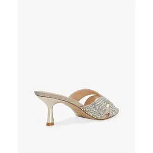 DUNE Monette Crystal-embellished Heeled Sandals