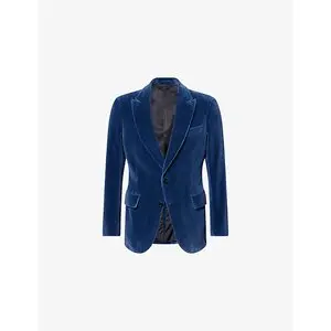 TOM FORD Single-breasted Cotton-velvet Evening Jacket