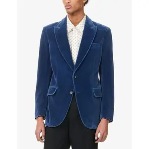 TOM FORD Single-breasted Cotton-velvet Evening Jacket