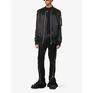 Rick Owens Satin Bomber Jacket