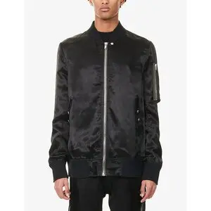Rick Owens Satin Bomber Jacket
