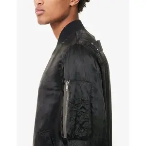 Rick Owens Satin Bomber Jacket
