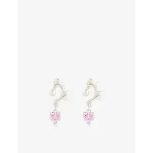 STEFF ELEOFF Melt My Heart Sterling- Drop Earrings - Silver