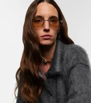 Gucci Signoria Rectangle Sunglasses