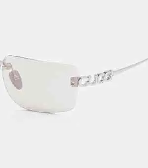 Gucci Signoria Rectangle Sunglasses