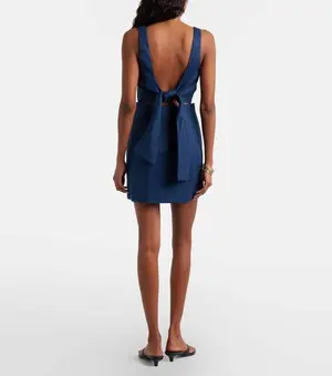 SIR. Linen Minidress