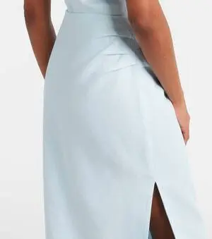 SIR. Linen Midi Skirt