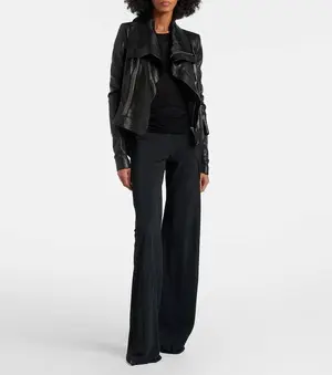 Rick Owens Cantilever 60 Leather Mules - Black