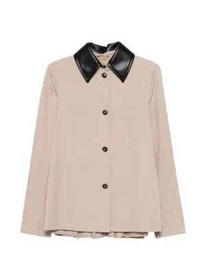 Sportmax Cotton Blend Trench Coat - Beige