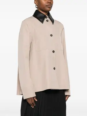 Sportmax Cotton-blend Trench Coat - Beige