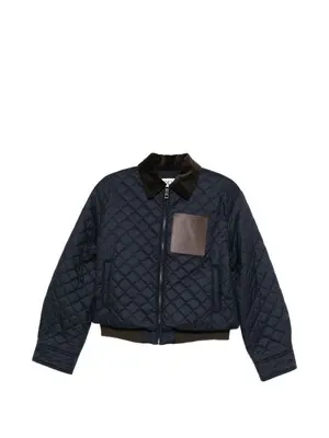 Loewe Quilted Short Jacket - Blue