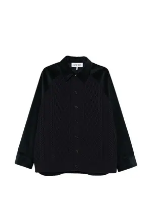 Loewe Knitted Cotton Overshirt