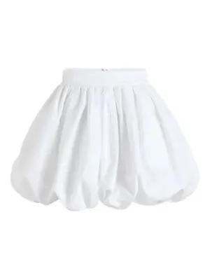 Patou Balloon Miniskirt - White