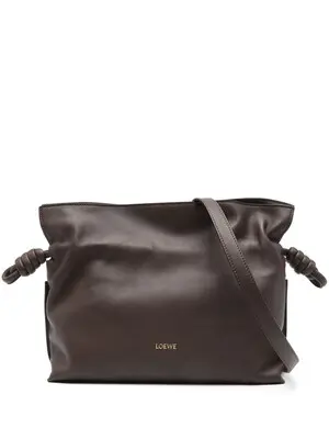 Loewe Flamenco Medium Clutch - Brown