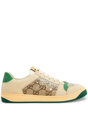 Gucci Screener Sneakers - Beige