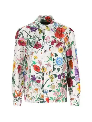 Gucci Printed Silk Shirt - Multi