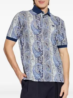 Etro Arnica Paisley Polo - Multi